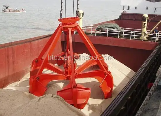 High Quality Crane Clamshell Four Rope Grab Bucket Electro-hydraulic ...