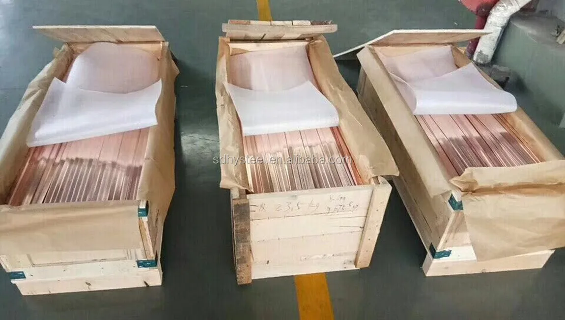 Red Color Copper Flat Rod Copper Bar C11000 - Buy Copper Flat Rod ...