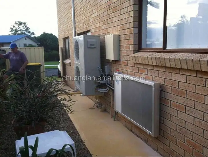 Wall Mounted Flat Panel Outdoor Unit Type Air Conditioner Solar Energy ...