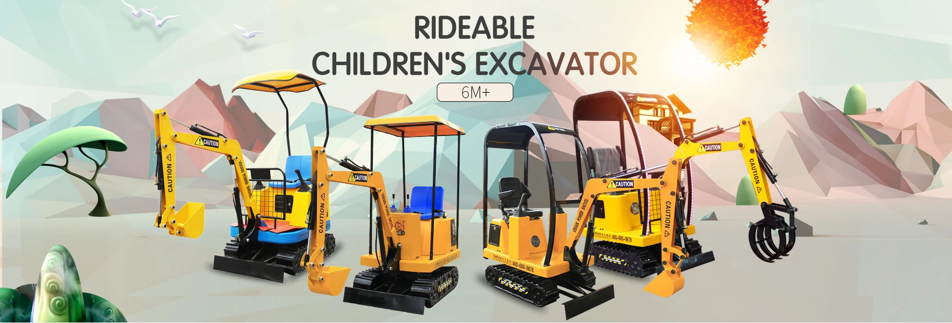 Other Large Sports & Entertainment Products Coin Operated Excavator ...