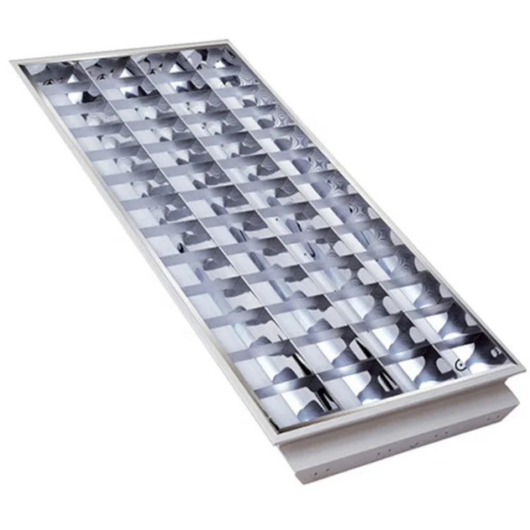 Alibaba.com: 4x18W T8 fluorescent grille lighting fixture, louver ...