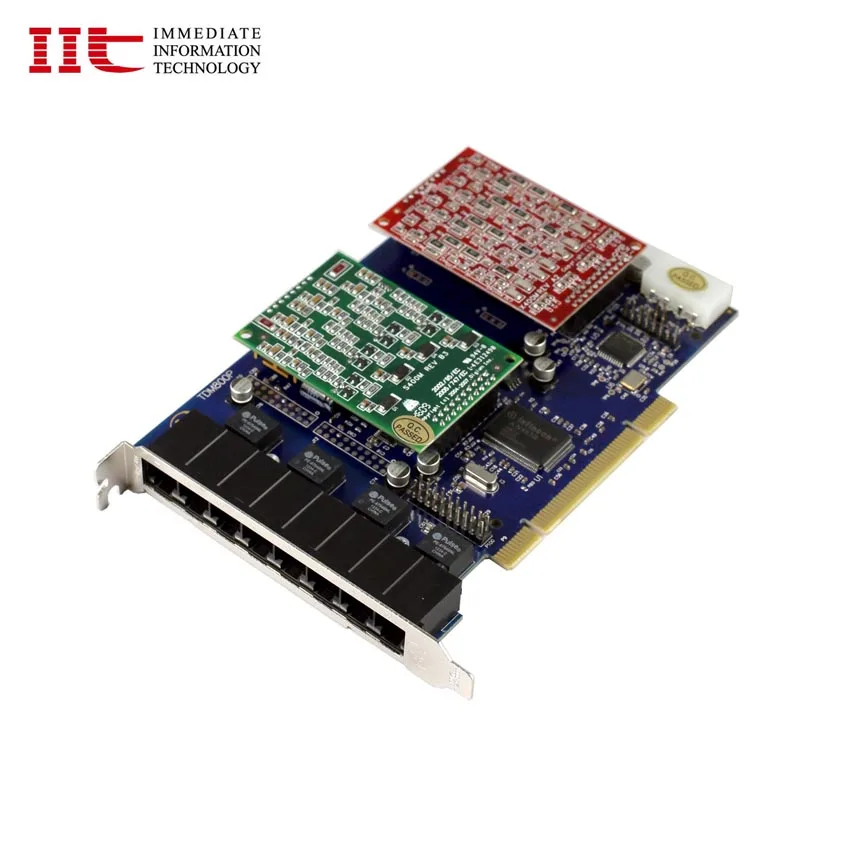 IIT TDM800P 8 Ports Asterisk Card for Voip IP PBX Digium