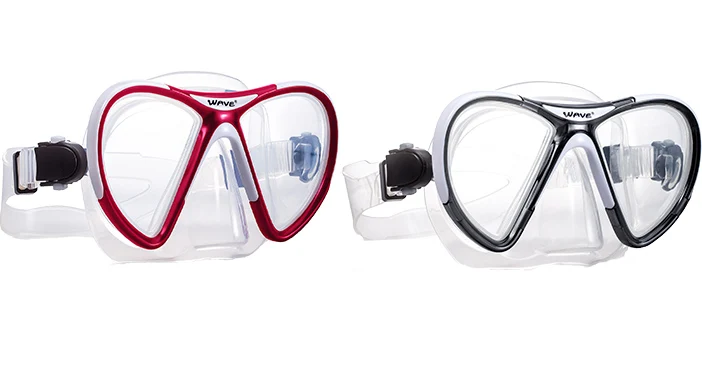 Wave Diving Mask Waterproof No Leak Double Seal Edges Wide Vision ...
