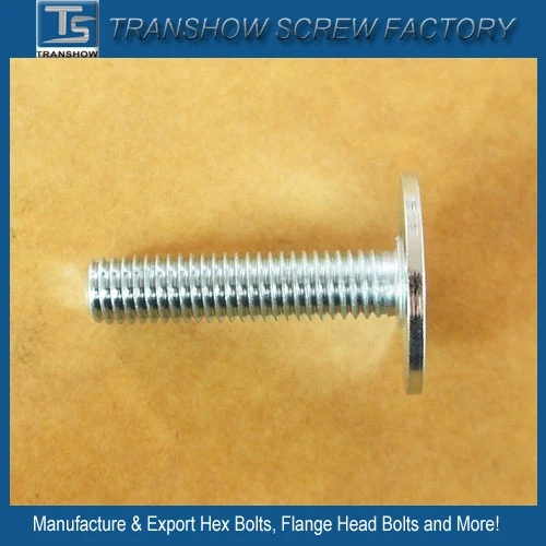 Carbon Steel Big Round Flat Head Bolt, M8 x 35mm, Zinc Plated, ISO9001 ...