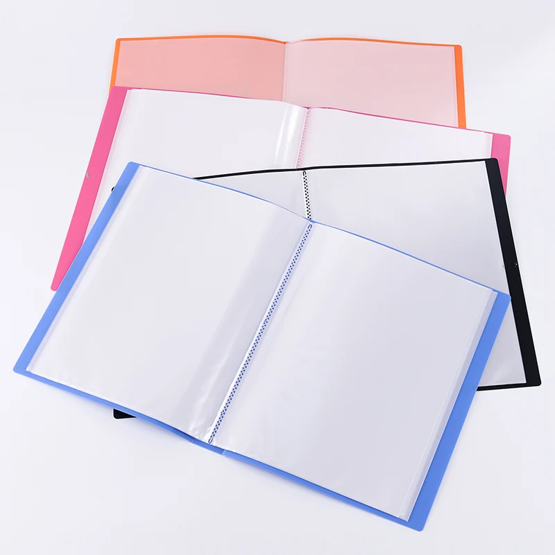 100 Pocket Clear Book A4 Clear Book Document Holder File Organizer ...