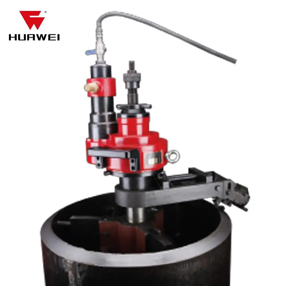 Portable Pneumatic Pipe Beveling Machine Cold Cut Beveler Gpk Model For ...
