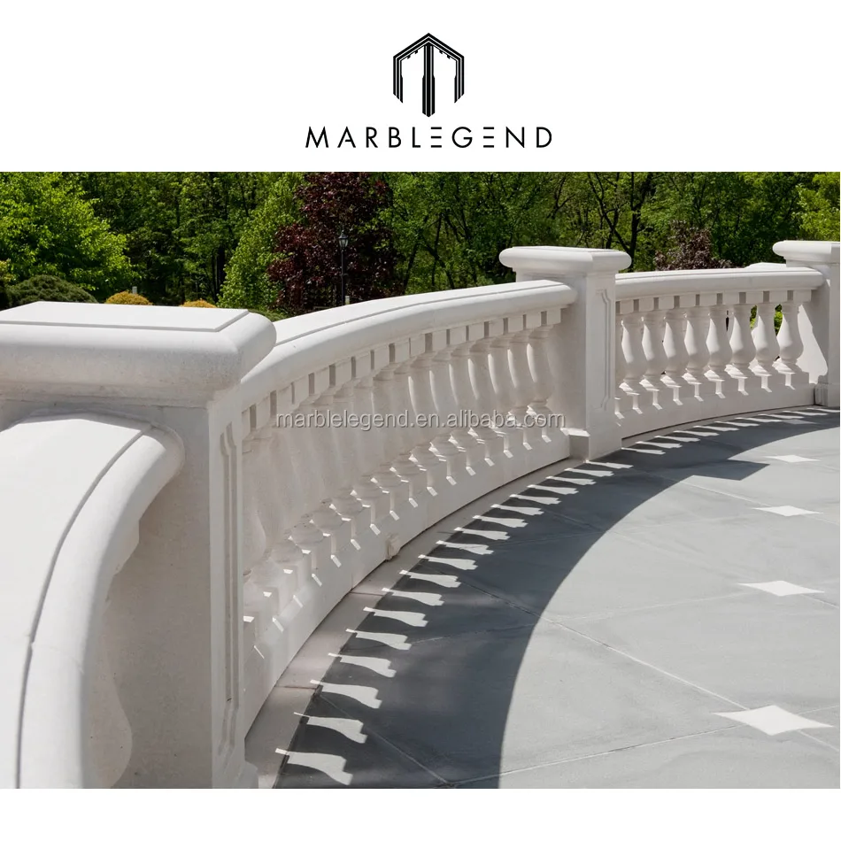 Villa Marble Stone Porch Balcony Railing Designs - Buy Porch Railing ...