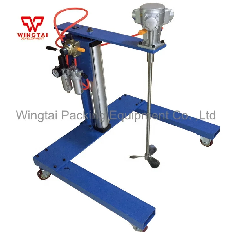 Automatic Lifting Air Industrial Paint Chemical Mixer