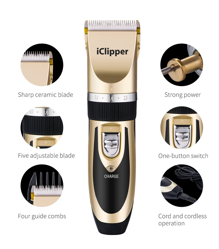 Iclipper-938 OEM Professional Barber Rechargeable Hair Clipper