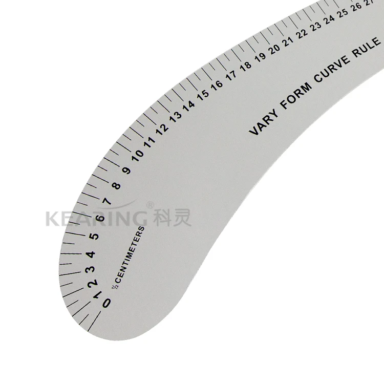 Kearing 48cm Luxury Aviation Aluminum Curve Flexible Durable Ruler For ...