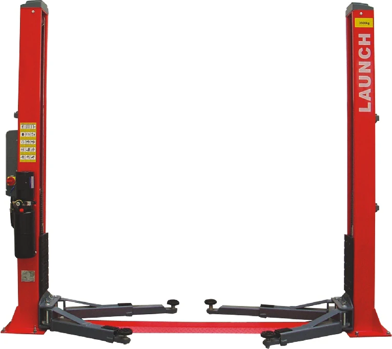 Launch TLT240SB 2 Post Base Plate Car Lift - 4000KG Capacity Hydraulic ...