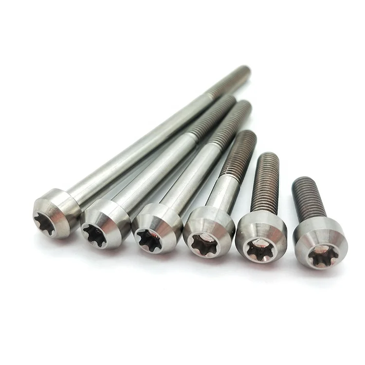 Grade5 Ti6Al4V Titanium Torx Socket Screw M6 Ti64 for Racing| Alibaba.com