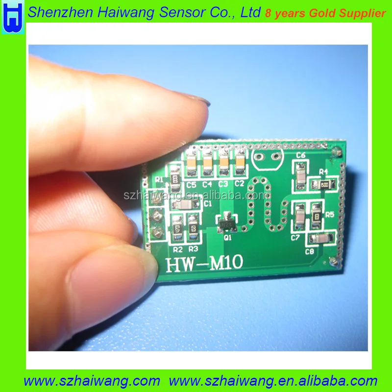 감지 거리 10 메터 전자 레인지 모션 센서 도플러 트랜시버 모듈 Hw-m10 - Buy 10 메터 전자 레인지 모션 센서 Product on Alibaba.com