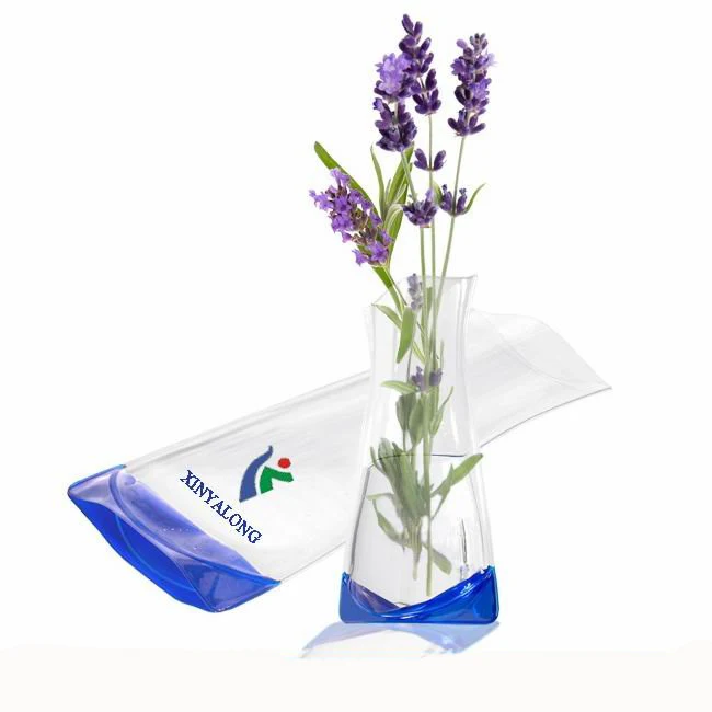 Small Standup Vase Folding Disposable Plastic Vinyl For Wedding - Buy ...