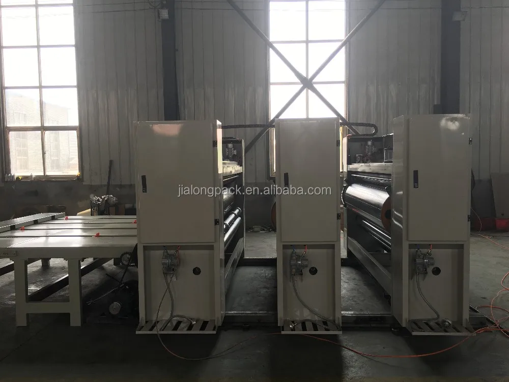 Semi Automatic Carton Corrugated Box Production Making Printer Slotter ...