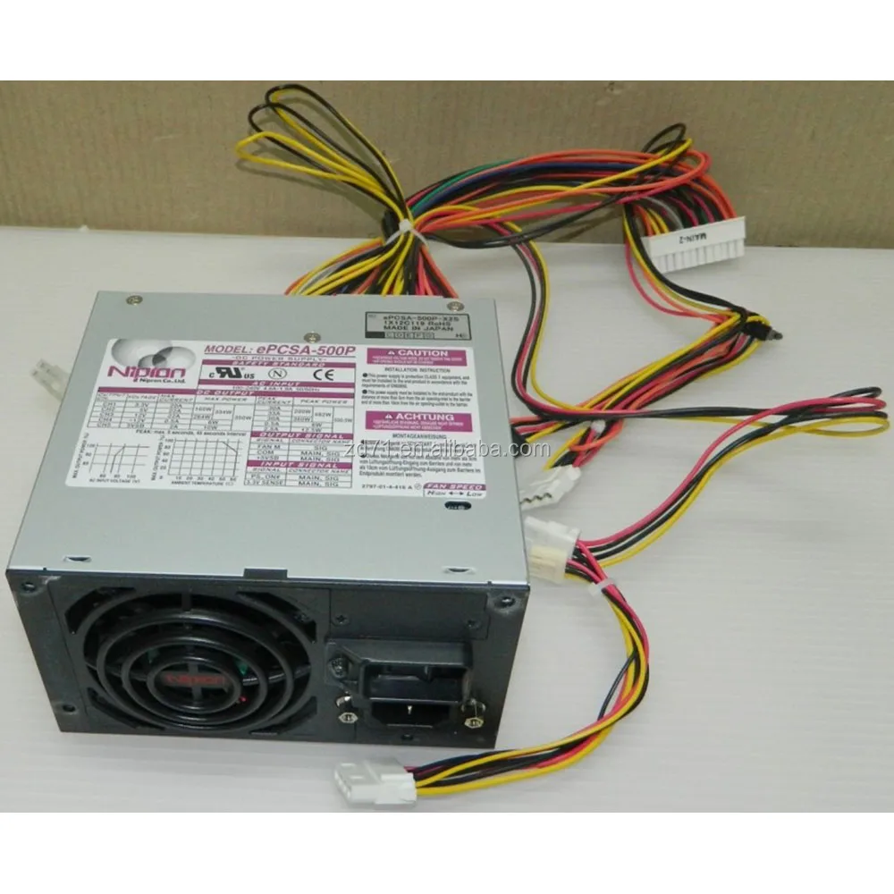 ePCSA-500P ePCSA-500P-X2S 500W Power Supply PSU working| Alibaba.com