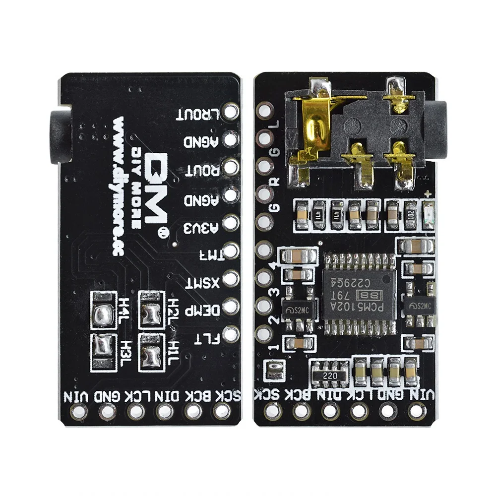 Pcm5102 Dac I2s Interface Decoder Sound Card Board Digital Audio Gy ...