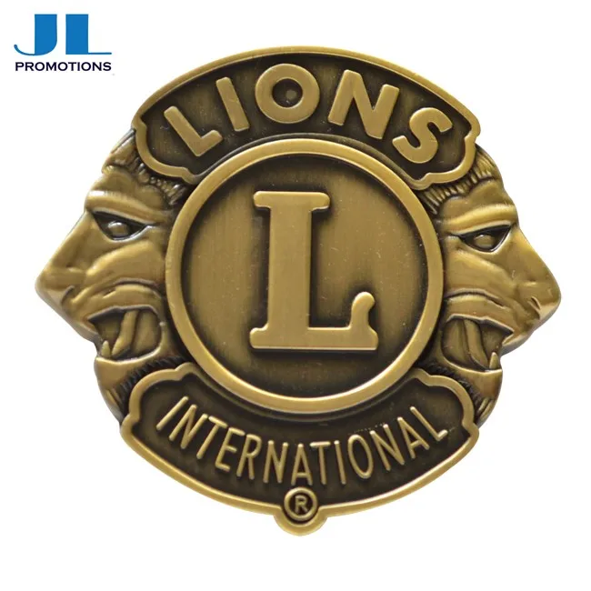 2023 Lion Club Lapel Pins - Promotional Badges with Style