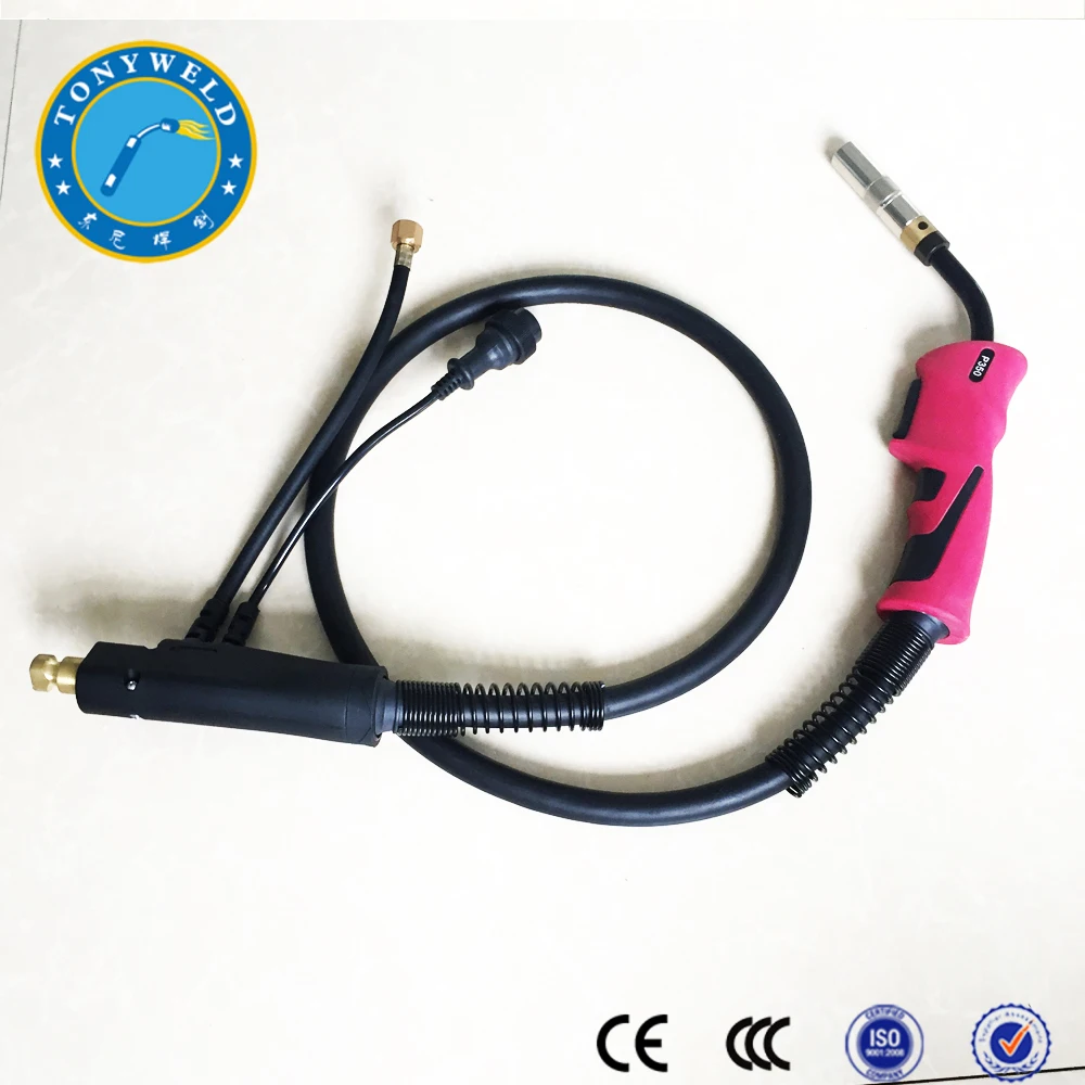 P180A MIG CO2 Welding Mag Torch Cable Air Cooled Gun 3M 4M 5M