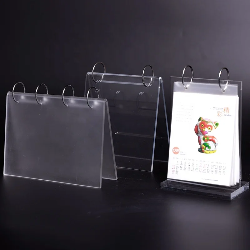 Acrylic Plastic Calendar, Sandblasting Effect White Acrylic Calendar ...