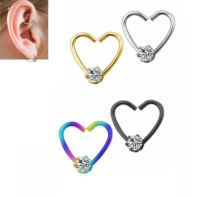 Daith Piercing Heart