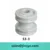 Pure White Glazed Porcelain Ceramic Spool Insulator For Cable ...
