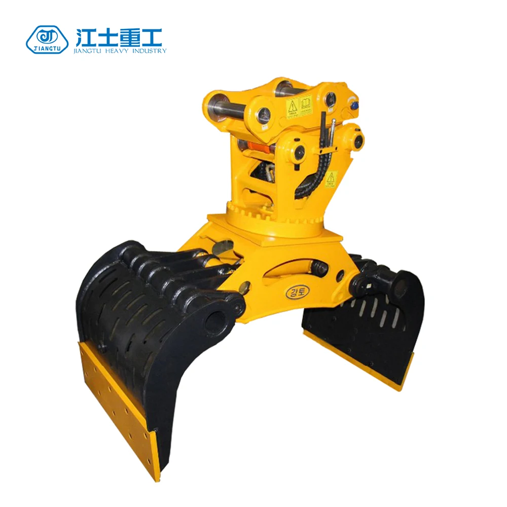 Excavator Demolition Hydraulic Rotating Grapple Scrap Metal Grab For ...