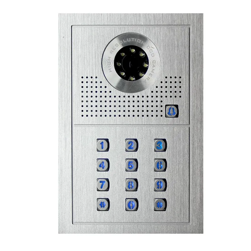 4 Wires 7" Indoor Monitor Keycode Door Access Color Door Entry Systems ...