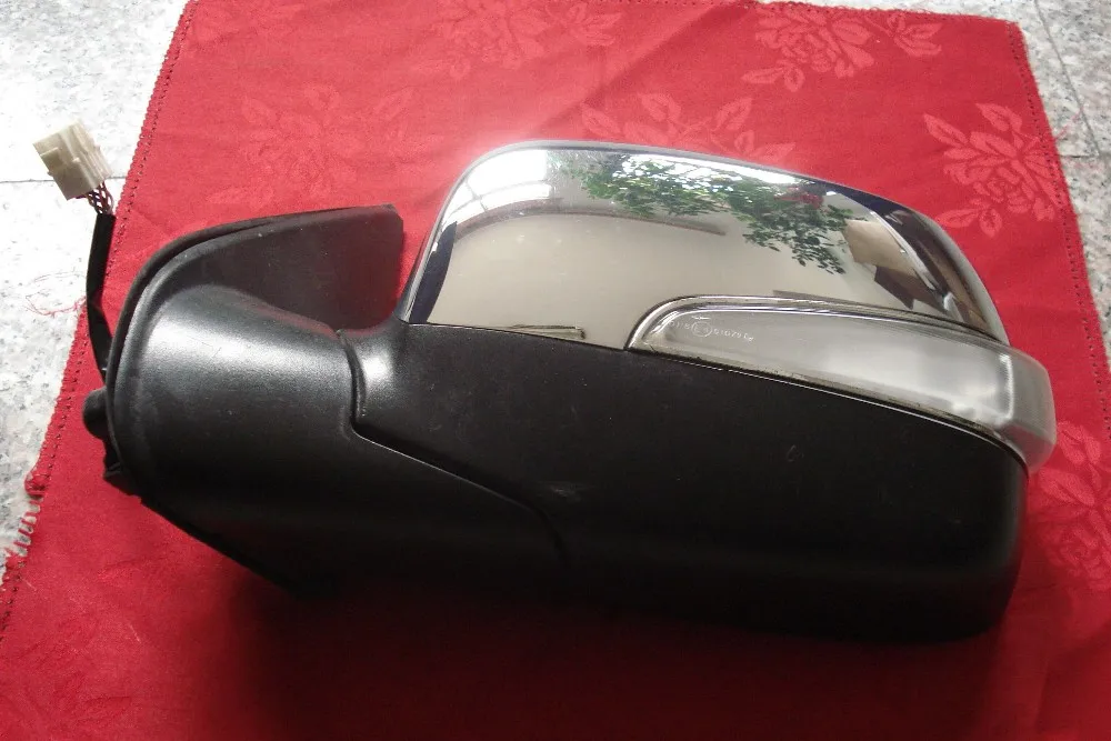Chromed Mirror with Long Lamp OE 8-98053133-4 for Isuzu Dmax