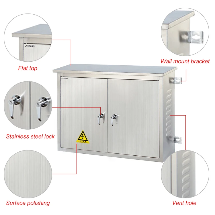 Oem Big Size Enclosure Box Ip66 Outdoor Enclosure Waterproof Metal ...