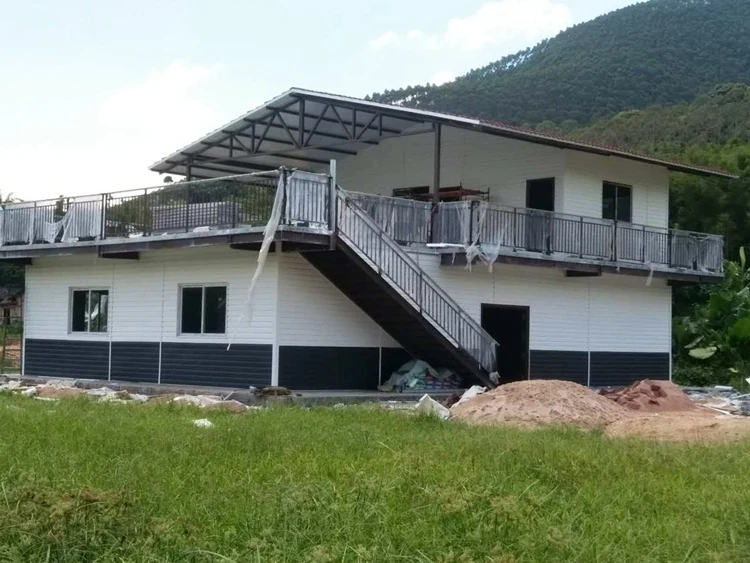 Residential Houses Light Steel Modern Villa Prefabricated Houses Luxury ...