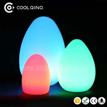 Color Changing Led Glow Egg Flashing Small Led Egg Light Egg Shaped ...