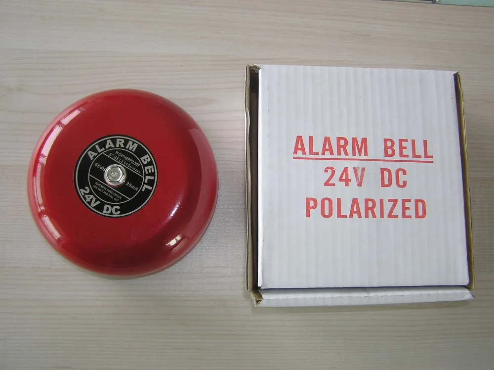 6" 24v Fire Alarm Indoor & Outdoor Electric School Bell - Buy Fire ...