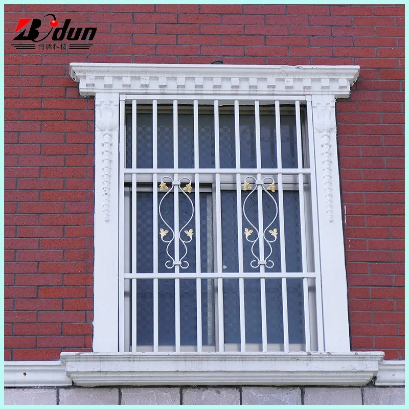 Wrought Iron Steel Window Guard Grill Design for Security