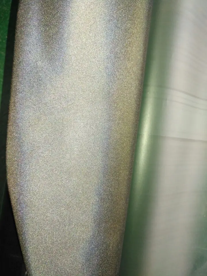 High Light Black Reflective Fabric For Clothing - Buy Reflective Silk ...