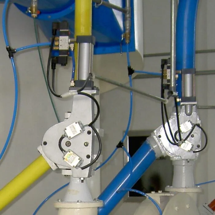 Stainless Steel Two Way Diverter Valve/pneumatic Line Diverting Gate ...