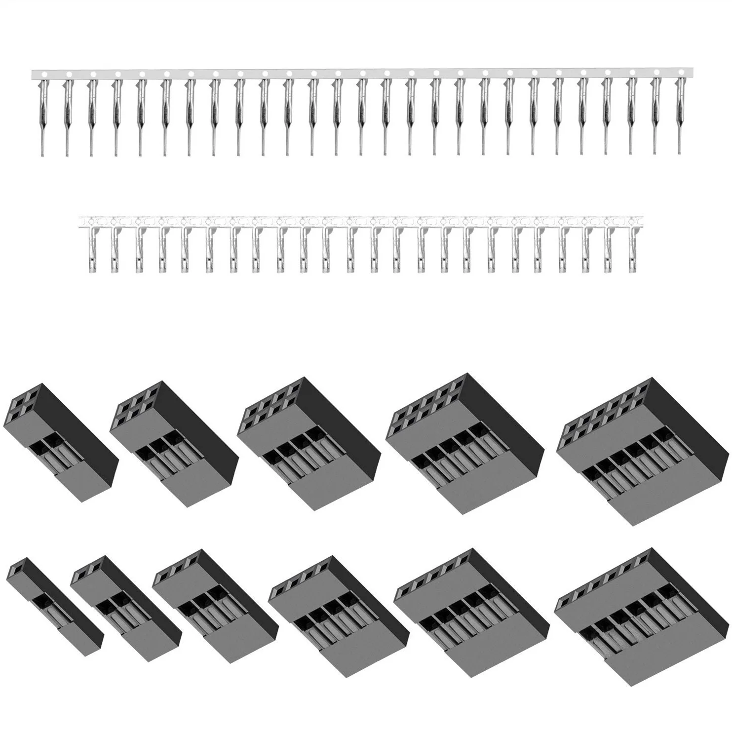 Dupont 2.54MM 2 Pin Crimping Housing - Reliable Electrical Connector
