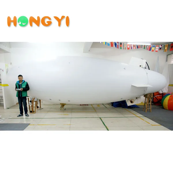 Giant White Remote Controlled Blimp Environmental Non-Toxic Floating ...