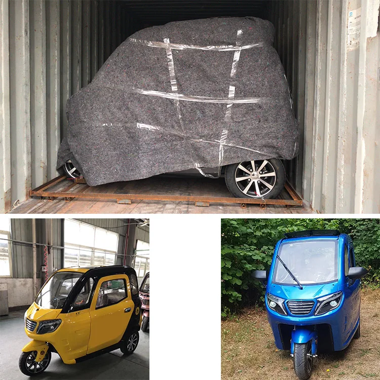 Enclosed Cabin Scooter 3 Wheel Car For Passenger With Eu Homologation ...
