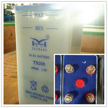 Military Quality Nf Nickel Iron Battery 1.2v 200ah 12v Ni Fe Battery ...