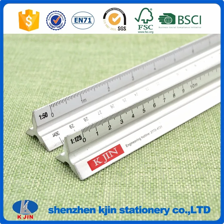 Custom Design 30cm Stainless Steel Architectural Ruler