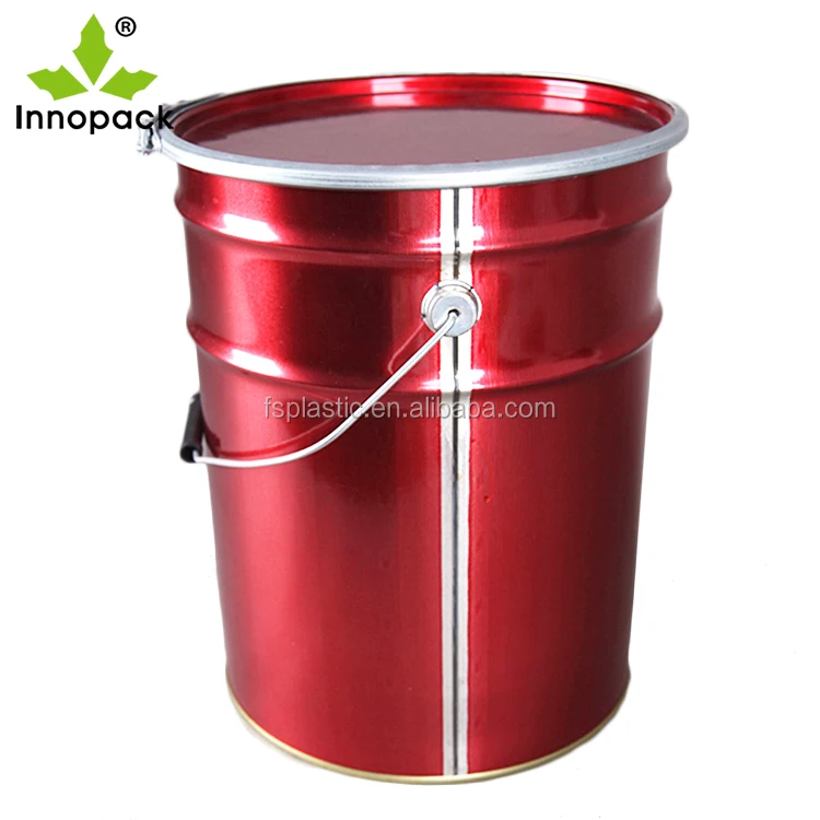 Thick Square Solvent 4L 1 Gallon Empty Tin Can with Lid