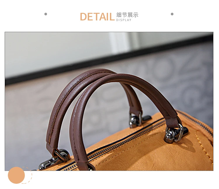 Ladies Water Resistant Leather Shoulder Bag For Women