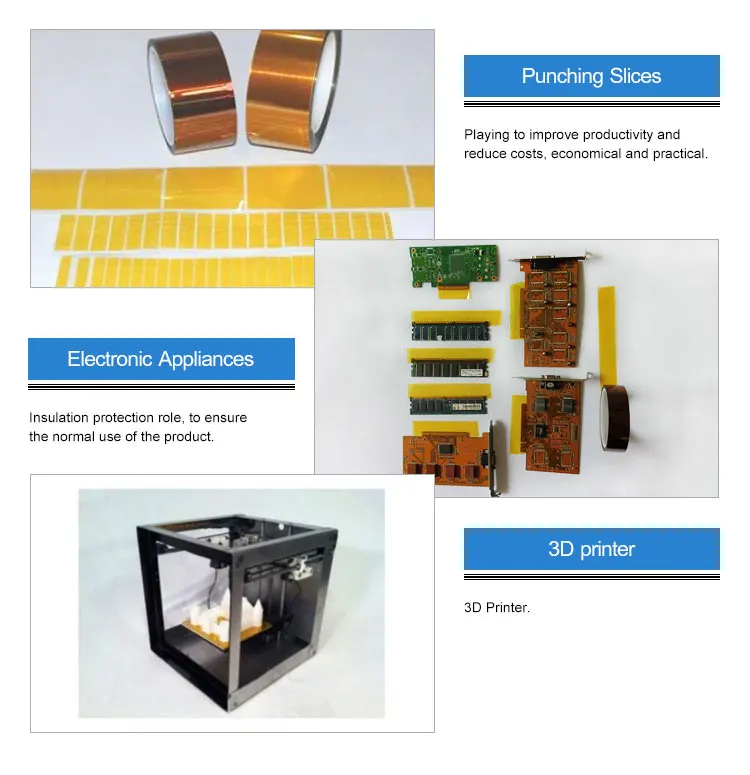 Die Cutting Polyimide Dots Masking Discs With Silicone Adhesive High ...