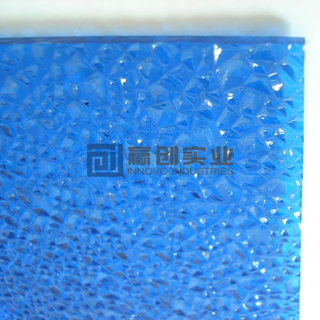 Embossed Polycarbonate Sheet Transparent Solid Pc Embossed Diamond ...