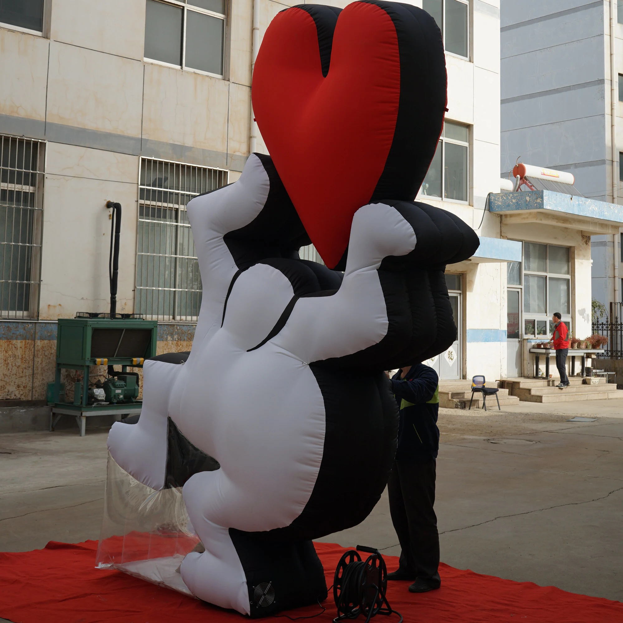 Inflatable Octopus Tentacle Get Out Of Building Window Design In Air ...