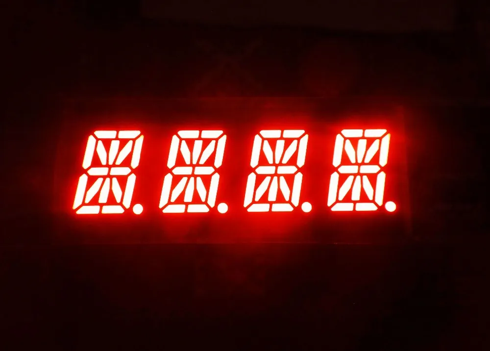 Ultra Bright Red 14 Segment Led Alphanumeric Display 6 Digit 29a113 ...