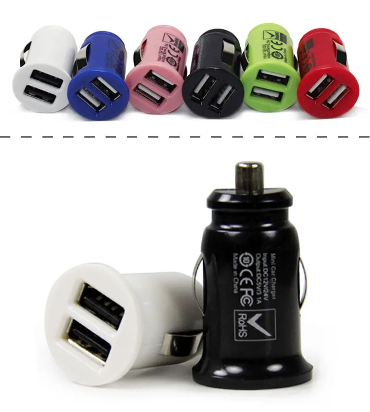Oem Promotional Sheets Preferred Mini 5v 1.5a 2.1a Car Dual Usb Charger ...