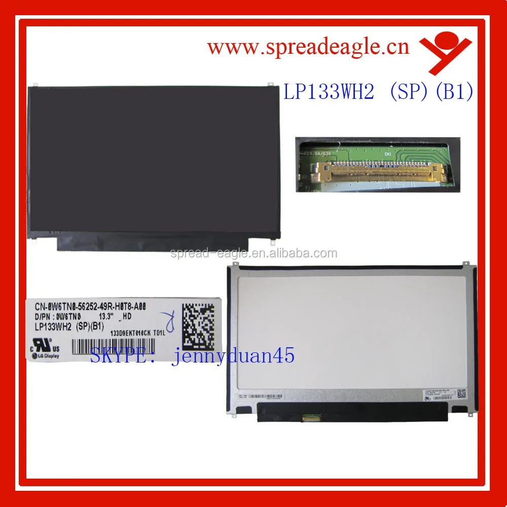 Novo E Original De 13.3 Polegada Led Lp133wh2 Tela Sp B1 Tela Para ...