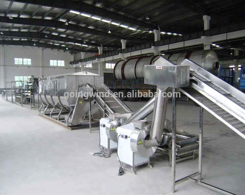 Automatic Dried Fruit And Vegetable Production Line Dehydrated Dry ...